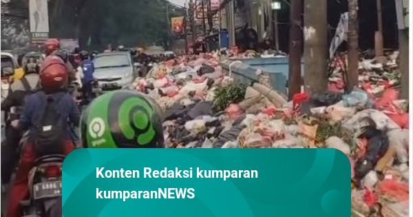 Viral Video Tumpukan Sampah Menggunung dan Tutup Ruas Jalan di Tangerang | kumparan.com
